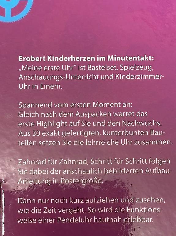 Pendeluhr-Bausatz für Kinder im Kanton Luzern - tutti.ch
