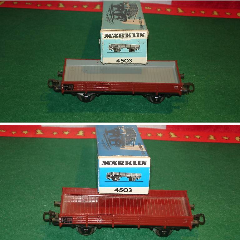Set wagons marchandises Märklin HO 4503, avec emb. orig. im Kanton Genf ...