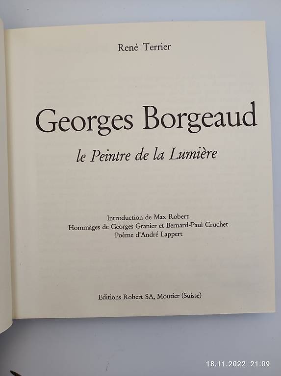 GEORGES BORGEAUD - MIT ORIGINAL-ZEICHNUNG Cantone San Gallo - tutti.ch