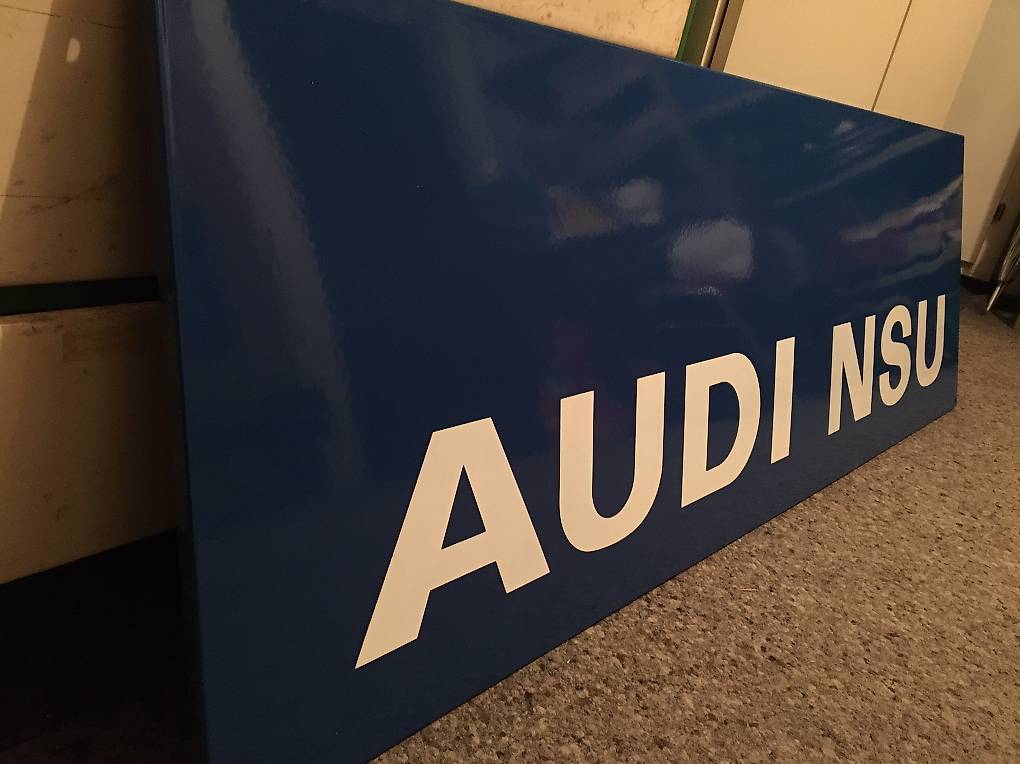 Audi Nsu Emaille Schild im Kanton Bern - tutti.ch