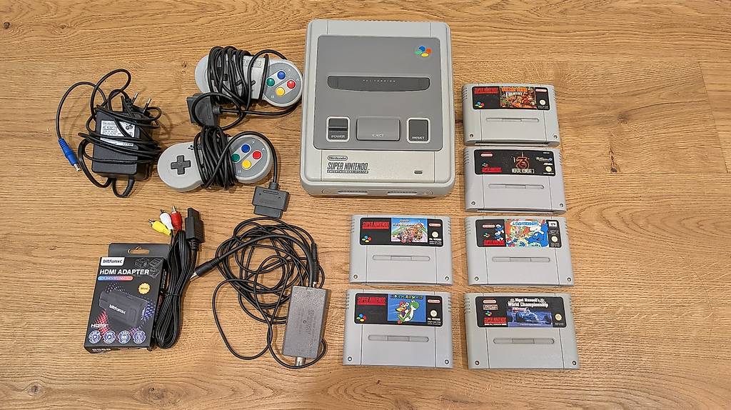 Super Nintendo Set inklusive 6 Games (mit Super Mario Kart) im Kanton ...