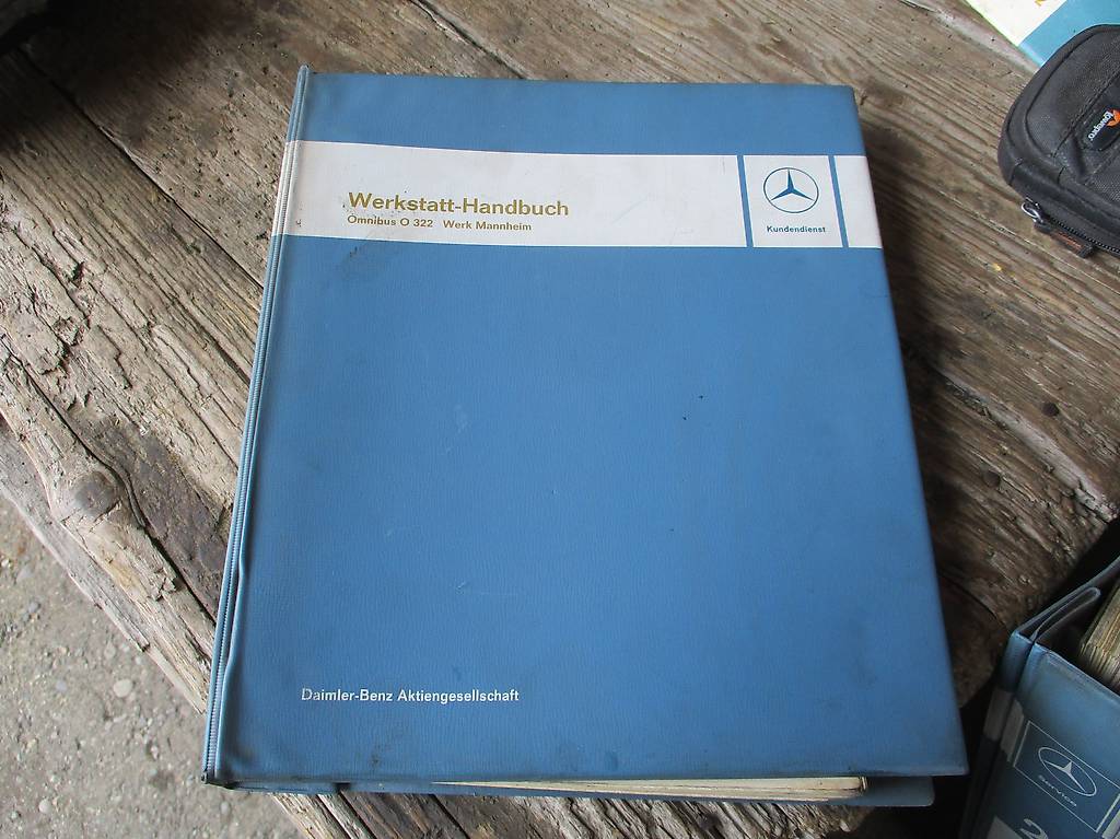 Werkstatt-Handbuch Mercedes-Benz Omnibus O322 Ausgabe 1963 Canton ...