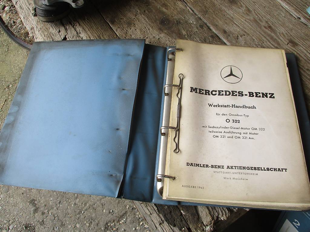 Werkstatt-Handbuch Mercedes-Benz Omnibus O322 Ausgabe 1963 Canton ...