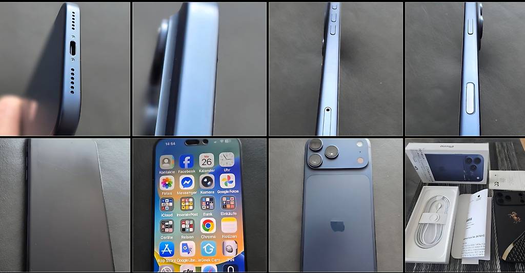 iPhone 17 Pro Max 256GB, Tiefblau, Dual SIM (Nano-SIM und eS im Kanton ...