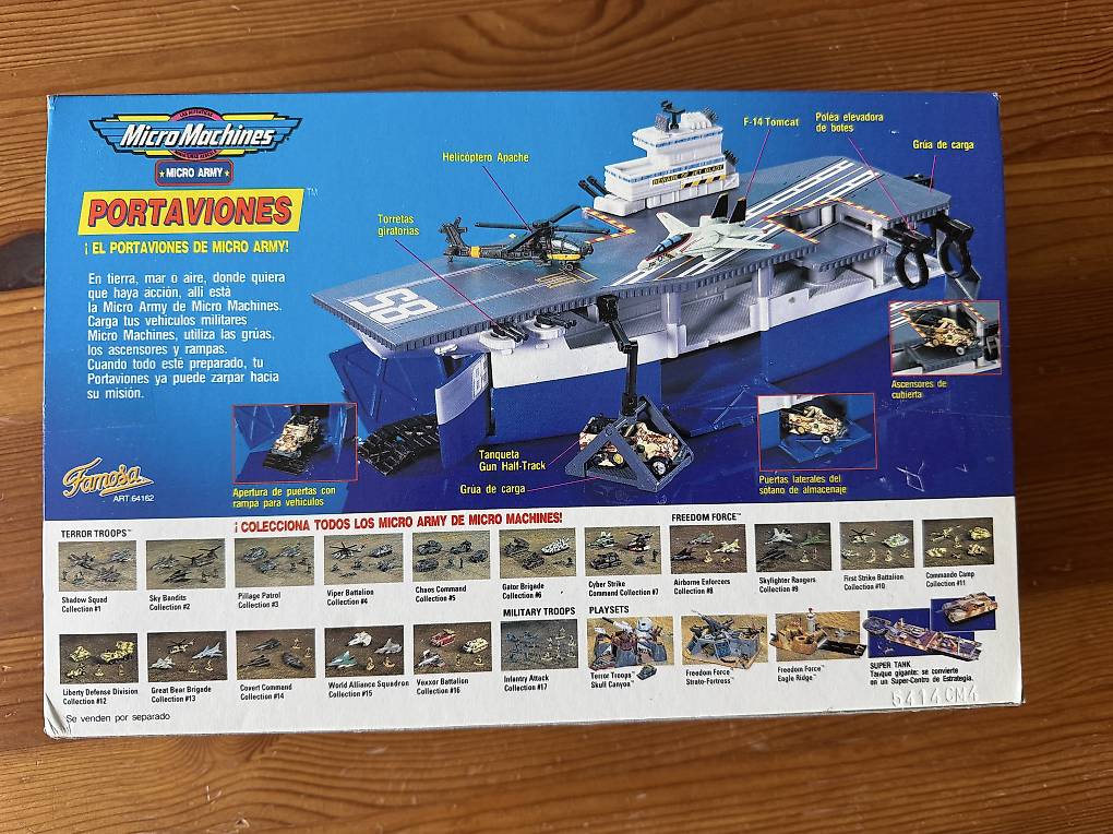 Micro Machines Flugzeugträger Sea Hawk, Galoob, Famosa 64162 im Kanton ...