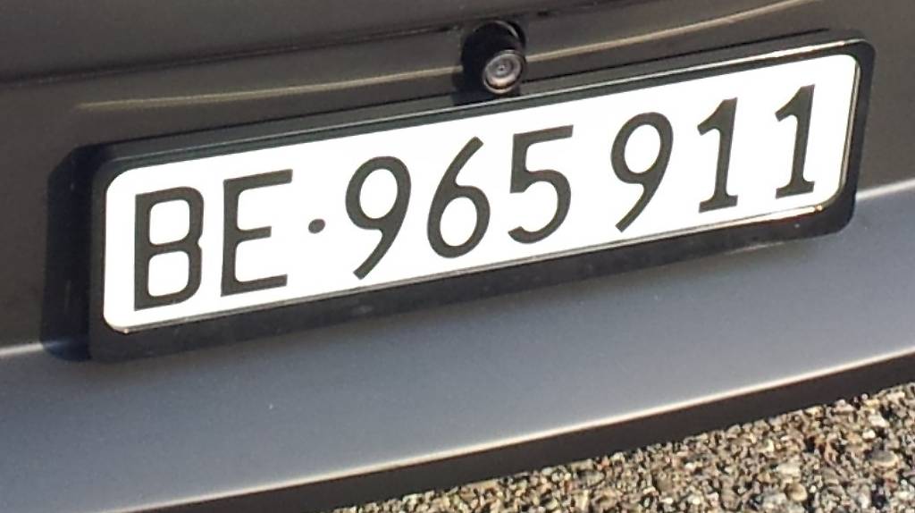 Porsche 911 Autonummer, Nummernschild, Kennzeichen im Kanton Bern ...