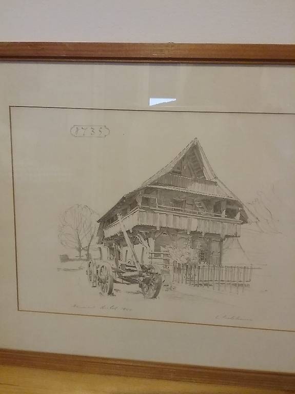 6 Bilder, schweizer Künstler Carl Rechsteiner Canton Berne - tutti.ch