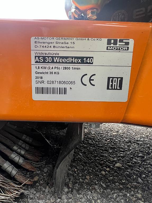 Wildkrautbürste AS 30 Weed Hex 140 im Kanton St. Gallen - tutti.ch