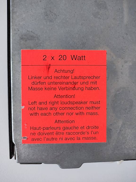 BECKER MEXICO 2000 Verstärker 1560 , Mercedes im Kanton St. Gallen ...