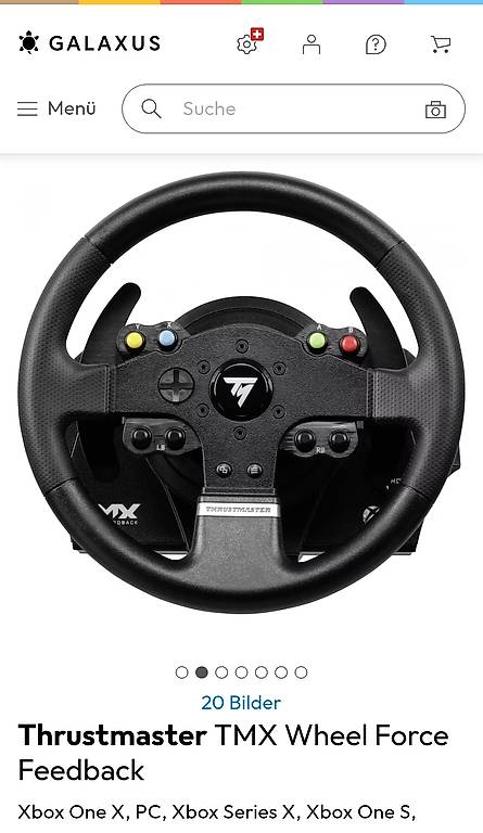 Thrustmaster TMX + Pedale PC/XBOX im Kanton Aargau - tutti.ch