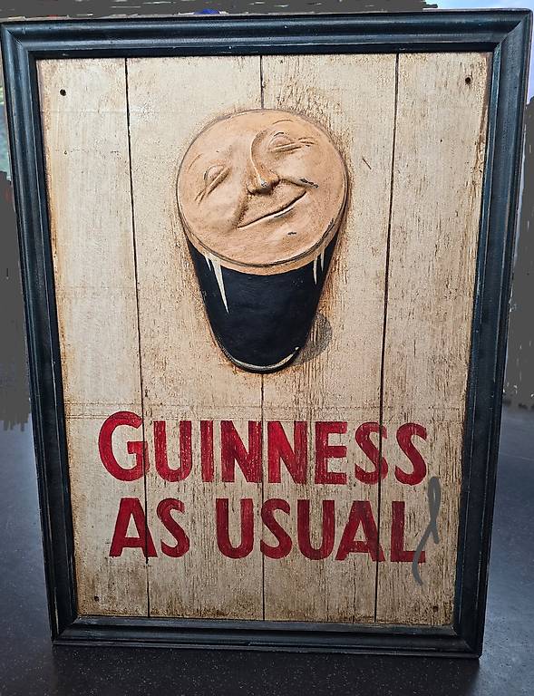 Rares Guinness Pub Schild ca. 60er Jahre im Kanton Aargau - tutti.ch