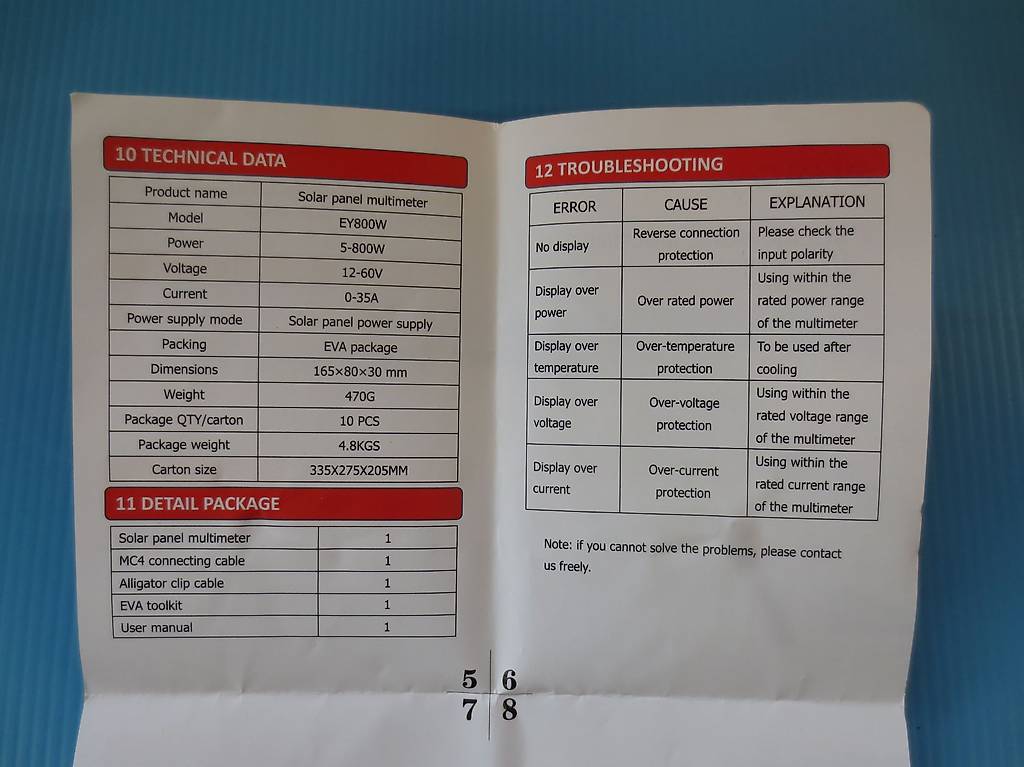 Solarpanel Tester Prüfen sie Ihre Panel bis 800 Watt mit MC4 im Kanton ...