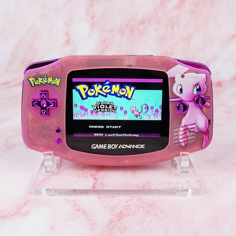 Game Boy Advance Pokémon Mew Edition | IPS Display | USB-C Cantone ...