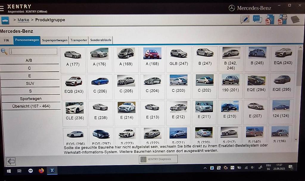 Mercedes Xentry SD C4 inkl. Diagnosepc im Kanton Graubünden - tutti.ch