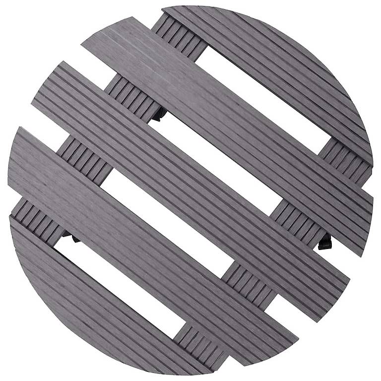 Neu! Pflanzenroller 4 Stk. Grau Ø30x7,5 cm WPC im Kanton Zürich - tutti.ch