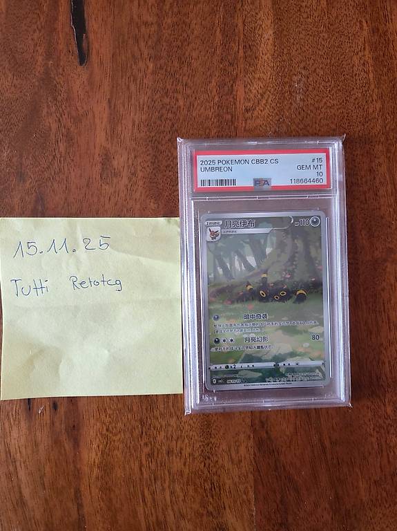Pokemon umbreon 0615 psa 10 im Kanton Zürich - tutti.ch