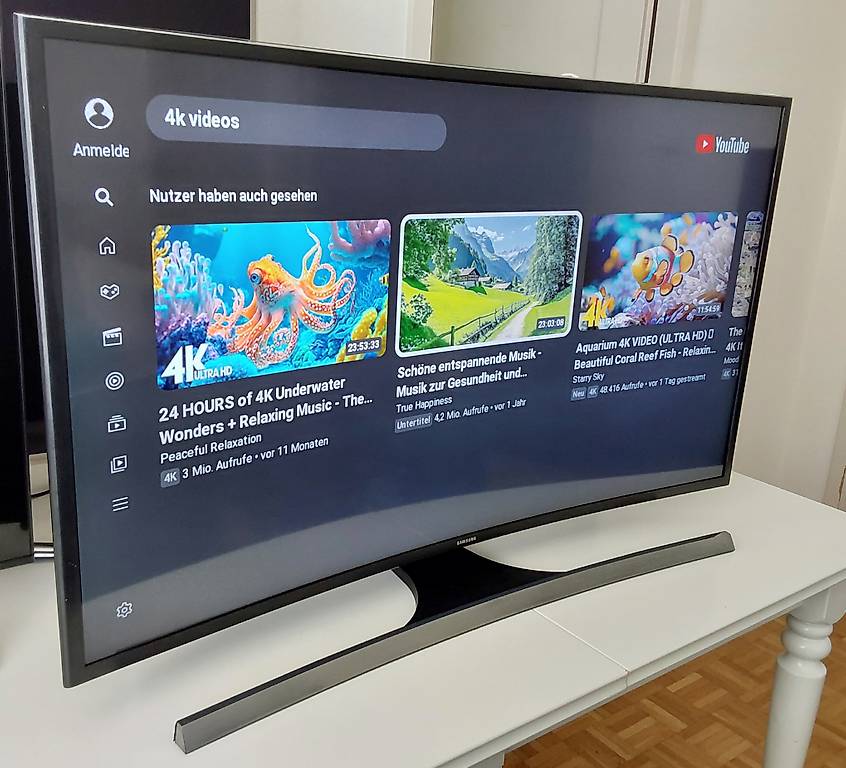 Curved Samsung 48 Zoll 4K UHD WiFi HDMI Smart TV im Kanton Zürich - tutti.ch