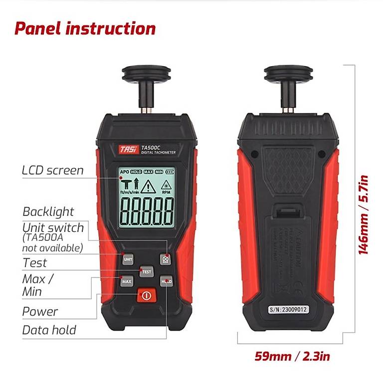 Tasi tachometer berührungs los mini rpm tester meter im Kanton ...