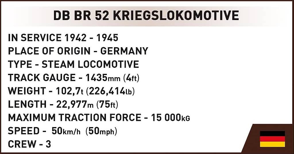 COBI Kriegslokomotive Baureihe 52 COBI-6281 im Kanton Thurgau - tutti.ch