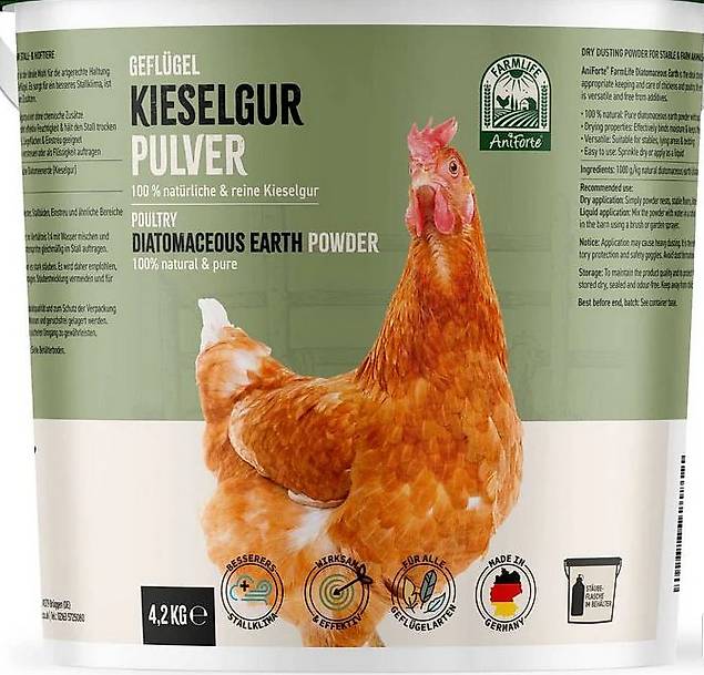 Kieselgur Milbenbekämpfung, für Vögel, Hühner, Geflügel im Kanton St ...