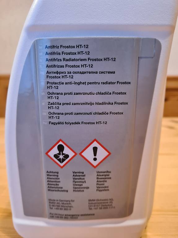 Kühlerfrostschutz Frostox HT-12 BMW Lifetime Coolant 18 im Kanton ...