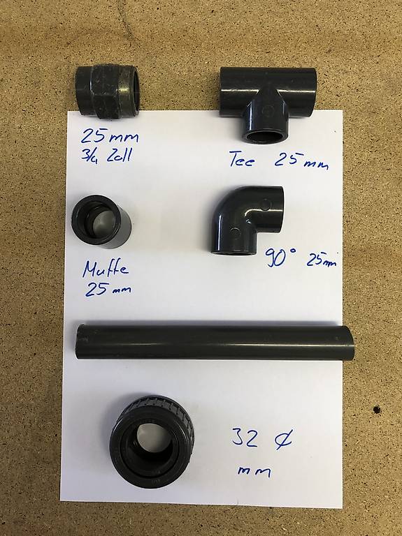neue PVC Fitting 25mm - tutti.ch