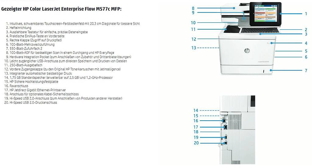 HP Color LaserJet Enterprise Flow M577c, Top Angebot im Kanton Zürich ...