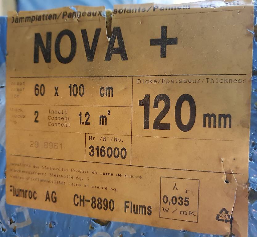 Flumroc Steinwolle NOVA+ / Dämmmaterial / Isolation im Kanton Zug ...
