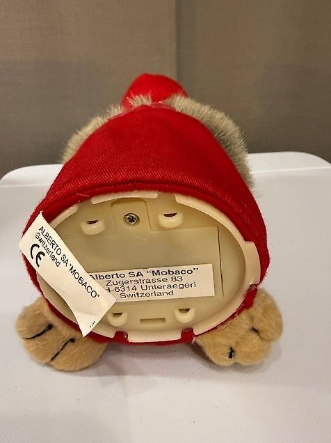 Murmeltier spielt Akkordeon/Peluche che suona fisarmonica im Kanton ...