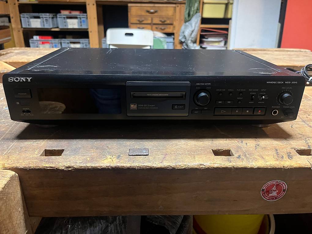Sony MDS-JE510 MiniDisc Deck funktioniert- MD zu testen im Kanton ...