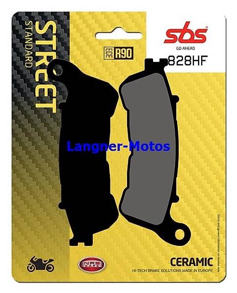 Bremsbelag SBS 828 HF Honda HONDA VFR 800, NC 700, CB 600-13 im Kanton ...