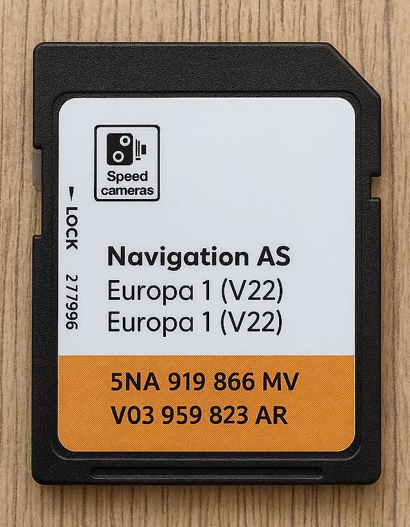 Volkswagen SD Karte Europa 2026 V22 - GPS Navigation 32GB im Kanton ...
