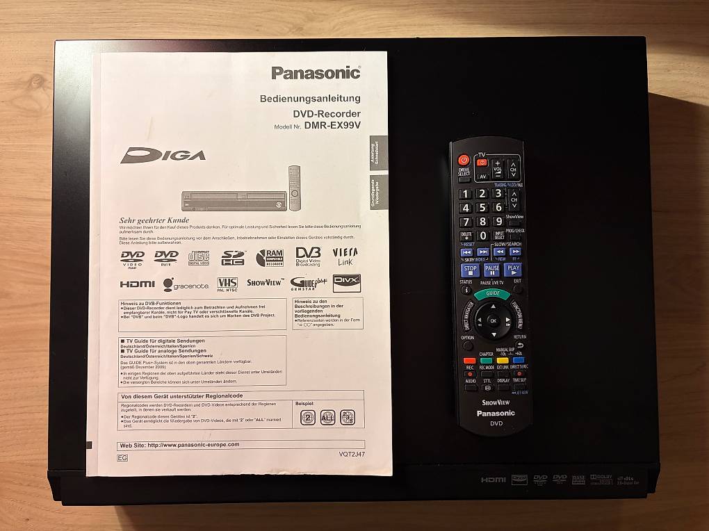 Panasonic DVD Videorekorder mit Festplatte und HDMI Ausgang im Kanton ...