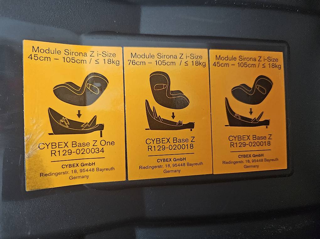 Cybex Sirona Z i-size mit zwei Baze z Stationen im Kanton Zürich - tutti.ch