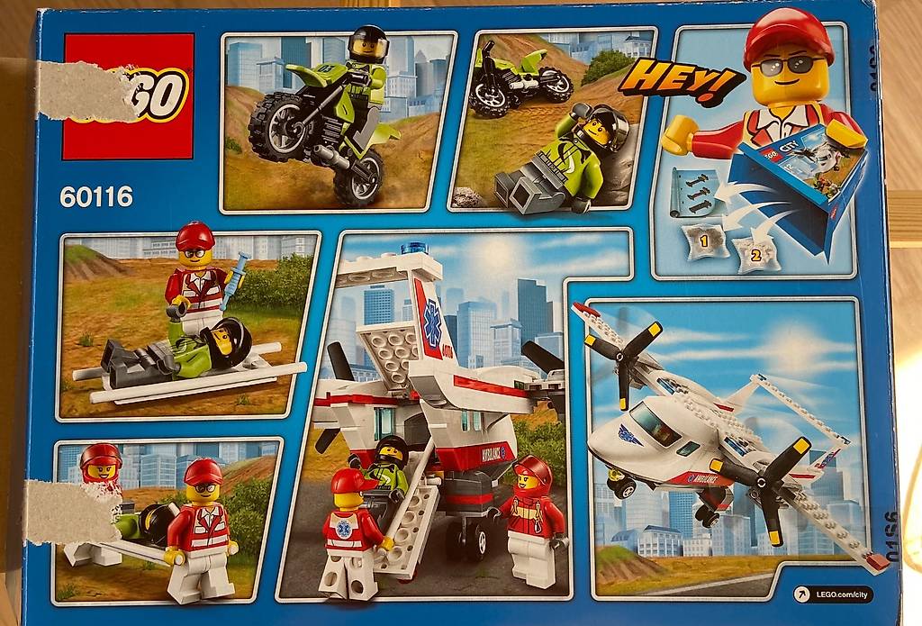 Lego City 60116 Rettungsflugzeug neuwertig im Kanton Luzern - tutti.ch