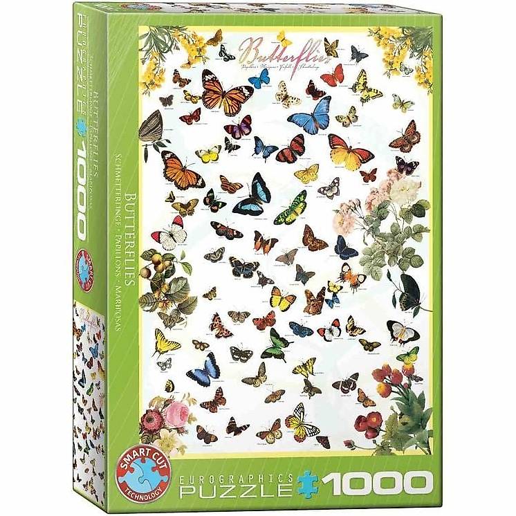 Schmetterlinge: Puzzle Eurographics Smart Cut 1000 Teile Cantone Berna ...