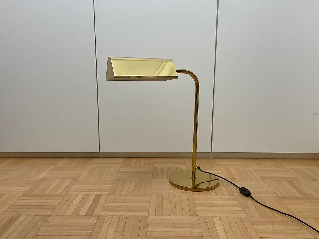 Schlichte Messing Tischlampe 80s Design Tischlampe vintage im Kanton ...