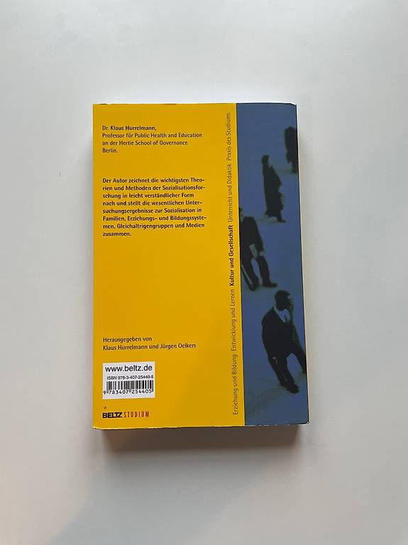 Einführung in die Sozialisationstheorie - Klaus Hurrelmann im Kanton ...