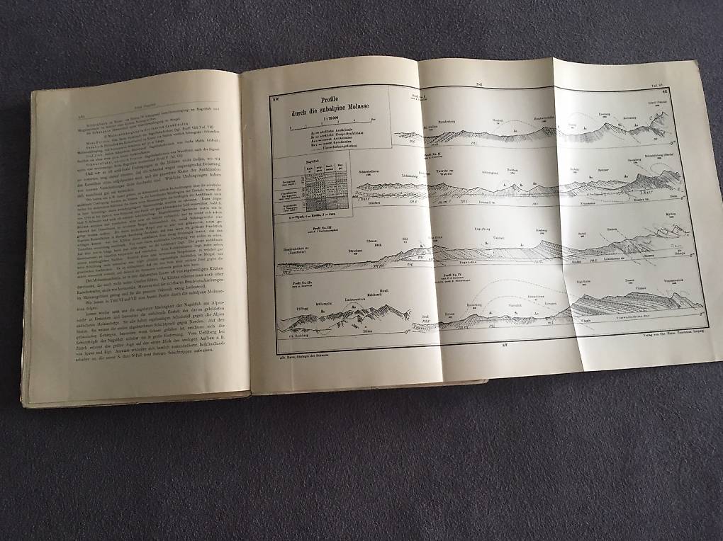 Albert Heim: Geologie der Schweiz (1919) im Kanton Zürich - tutti.ch