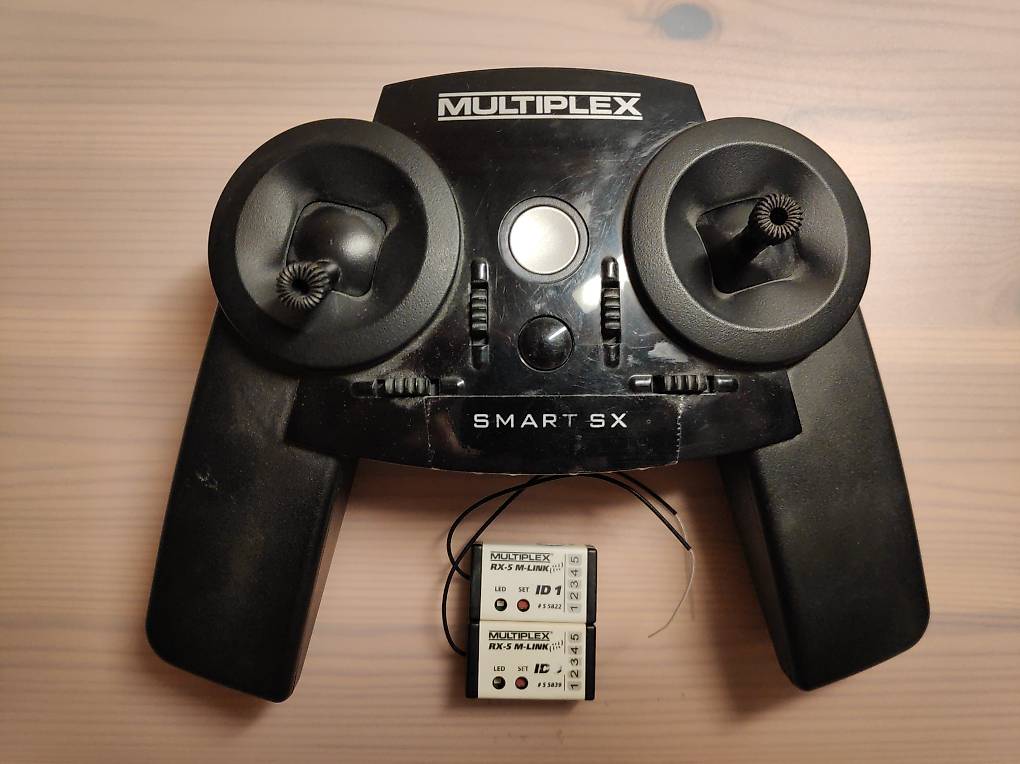 Multiplex SMART SX 6 Fernsteuerung + RX-5 M-Link Empfänger im Kanton ...
