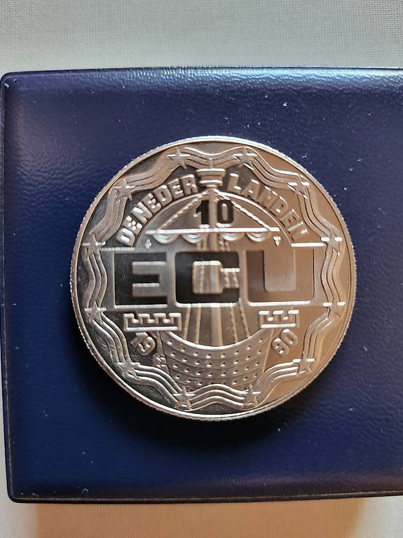 Spezialmünze "De Nederlanden 10 ECU 1990" im Kanton St. Gallen - tutti.ch