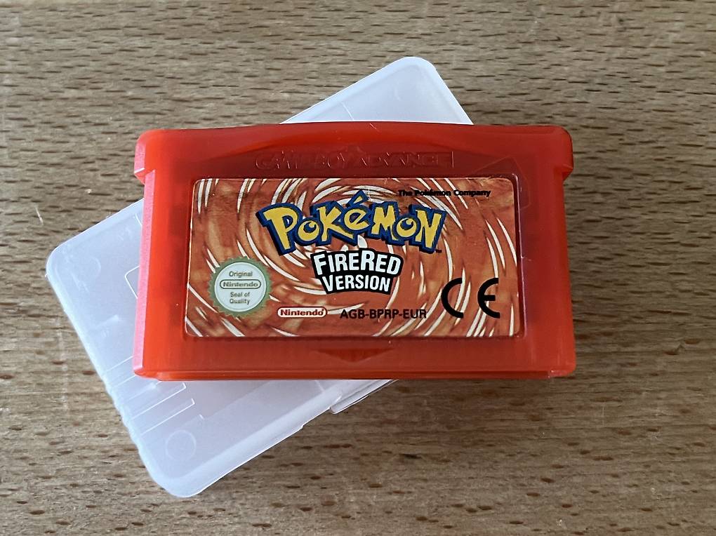 Pokémon Fire Red Version, ENG, Game Boy Advance GBA Modul im Kanton ...