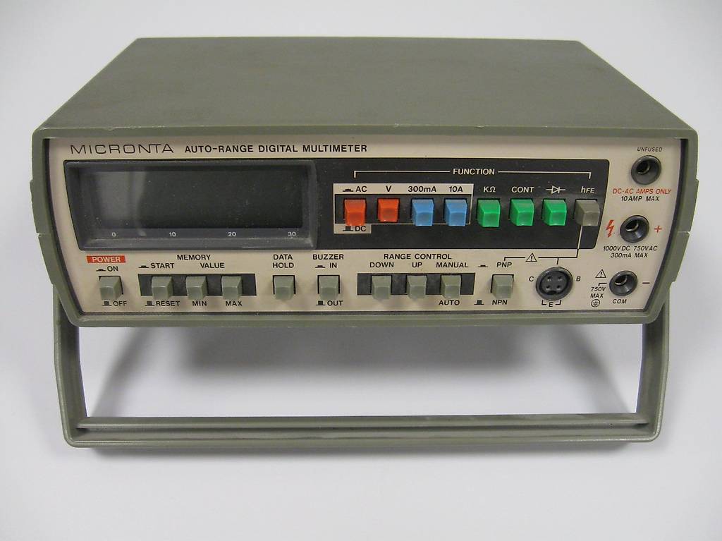 MICRONTA 22-195 Auto-Range Digital Multimeter Made in Taiwan im Kanton ...