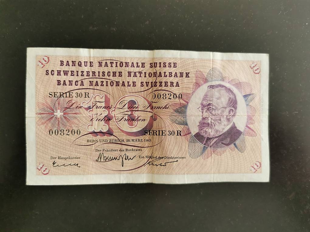Banknote 10 CHF "Gottfried Keller" im Kanton Zürich - tutti.ch