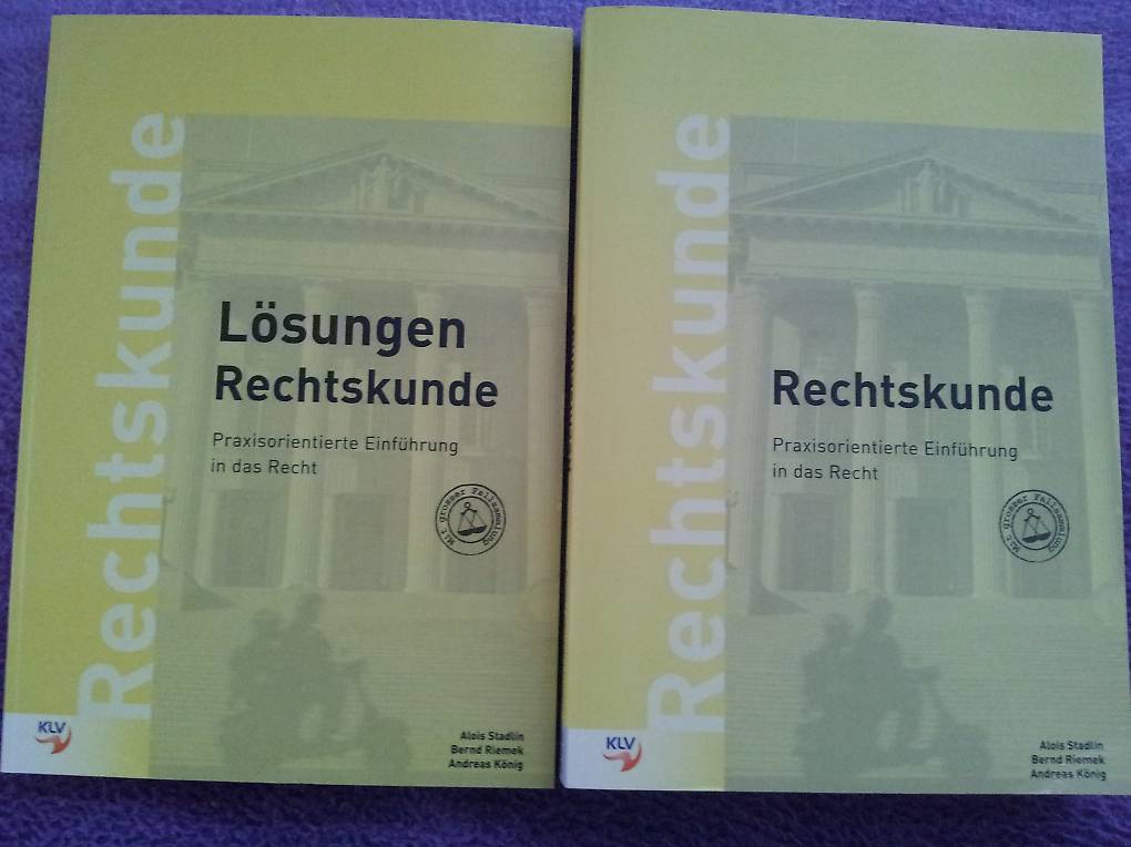 Rechtskunde/Praxisorientierte Einführung in das Recht im Kanton Zürich ...