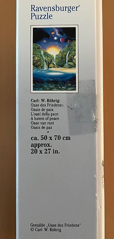 Ravensburger Puzzle 1000 - Oase des Friedens im Kanton Basel-Landschaft ...