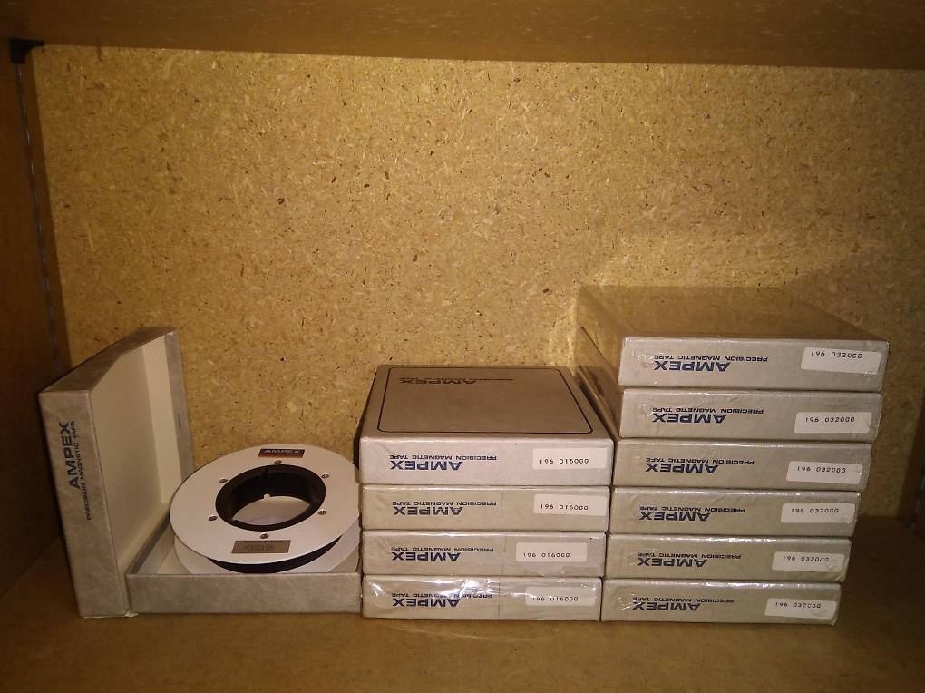 10 x Nastri Ampex 196 Precision Magnetic Video Tape NUOVI Cantone ...