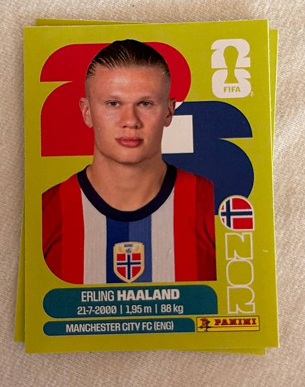 Panini WM 2026 Extra Sticker Erling Haaland - Regular im Kanton St ...