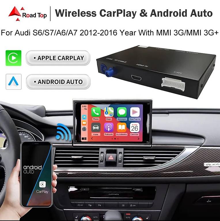 Wireless Carplay Android Auto Modul Audi A6 A7 C7 2011 2014 Im Kanton