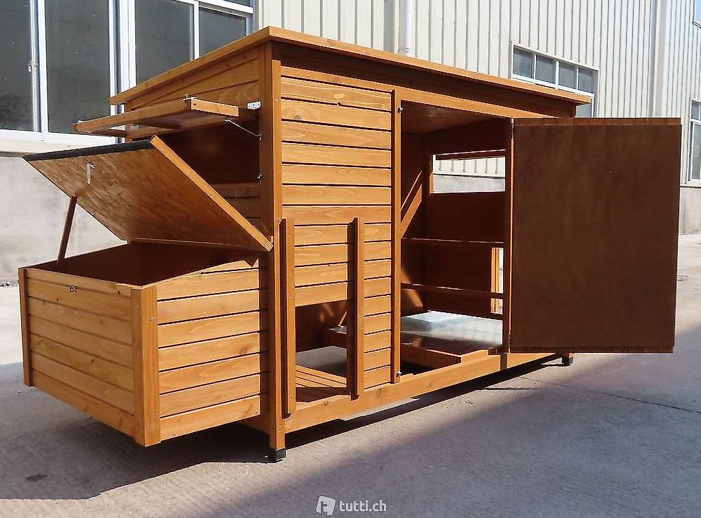 ISOLIERTER HÜHNERSTALL Wachtelstall Entenstall Hasenstall 8 Cantone ...